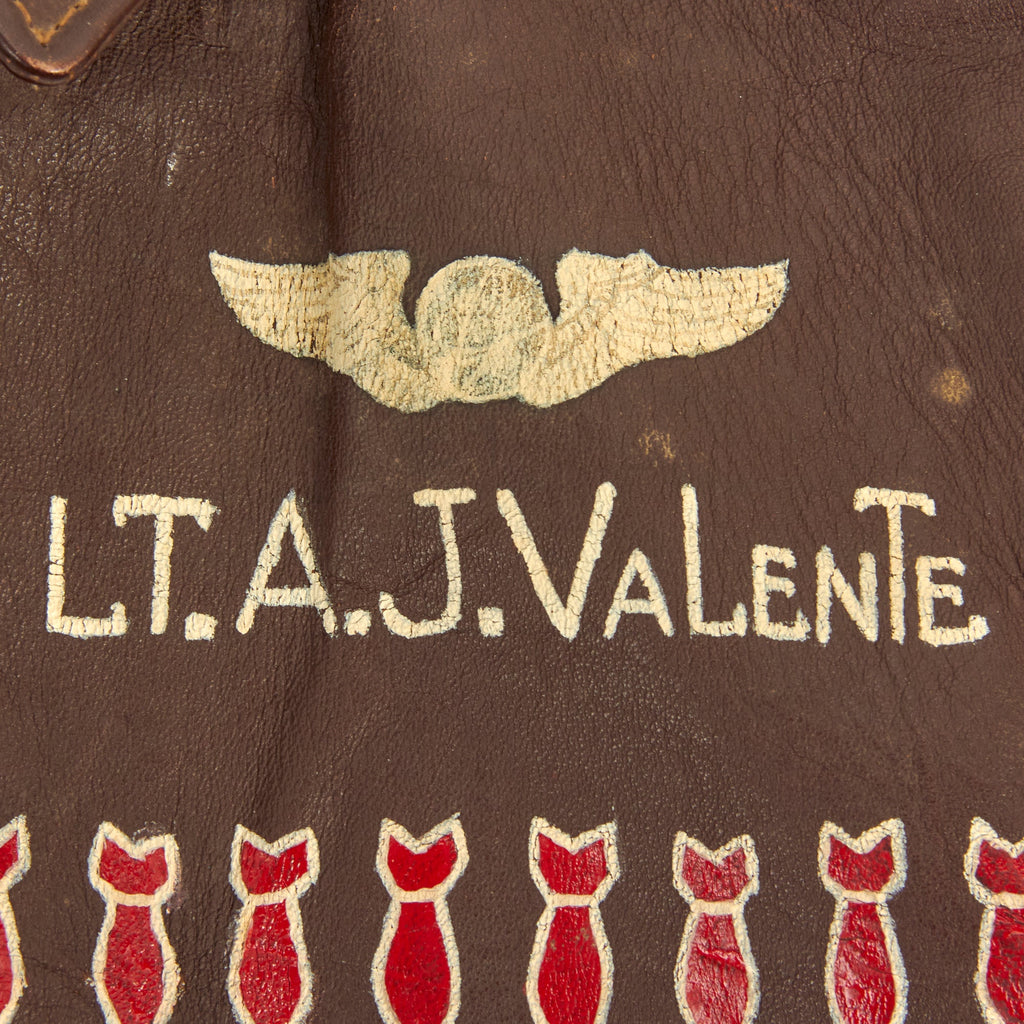 Original U.S. WWII 8th Air Force Painted A-2 Leather Flight Jacket - 4 ...