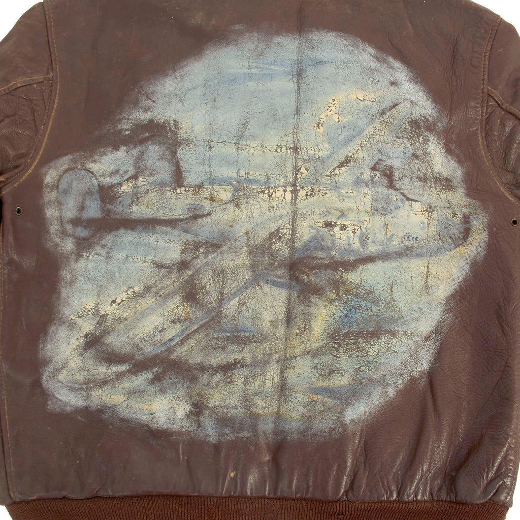 Original U.S. WWII 8th Air Force Painted A-2 Leather Flight Jacket - 4 ...