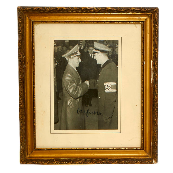 Original German WWII Signed Period Photograph of Dr. Joseph Goebbels ...