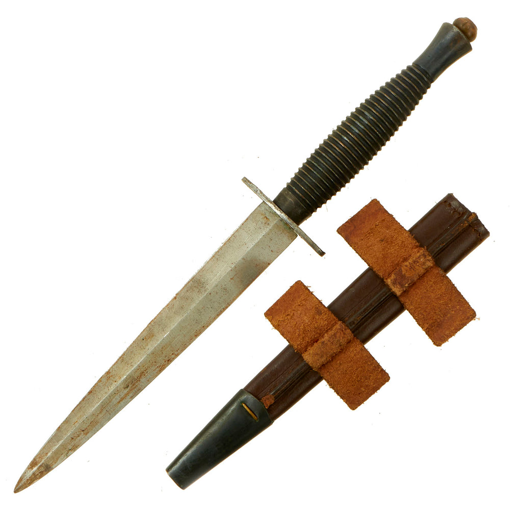 Original British WWII 3rd Pattern Fairbairn Sykes Fighting Knife with ...