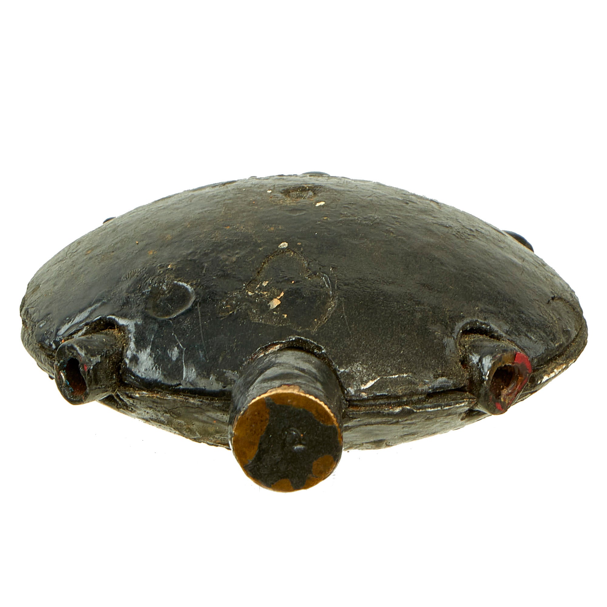 Original German WWI Model 1915 Inert "Turtle" Defensive Discus Hand Gr ...