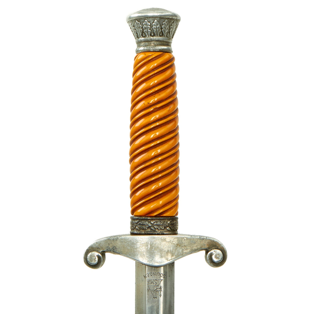 Original German WWII Early Army Heer Officer Dagger by SMF with Scabba ...