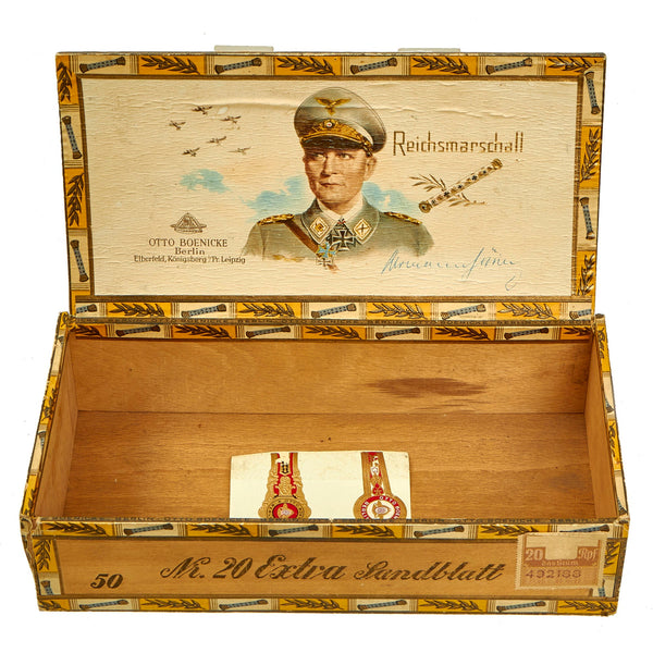 Original Rare German WWII Reichsmarschall Hermann Göring Empty Cigar B ...