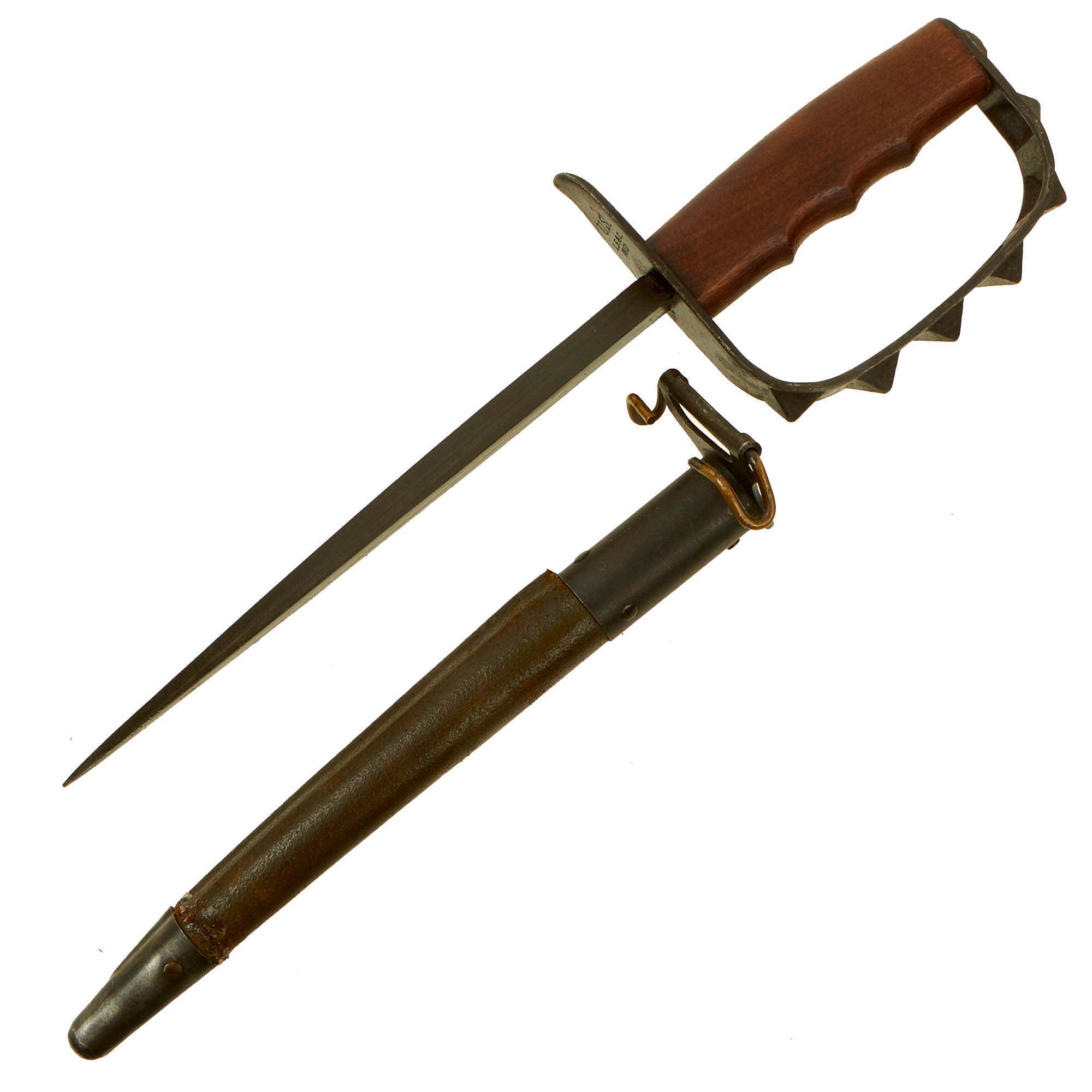 Original U.S. WWI M1917 Trench Knife by L.F. & C. dated 1917 with Scab ...