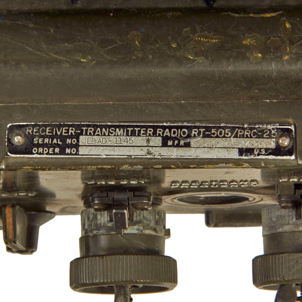 Original U.S. Vietnam War Radio Pack Set RT-505 PRC-25 with ST-138 Car ...