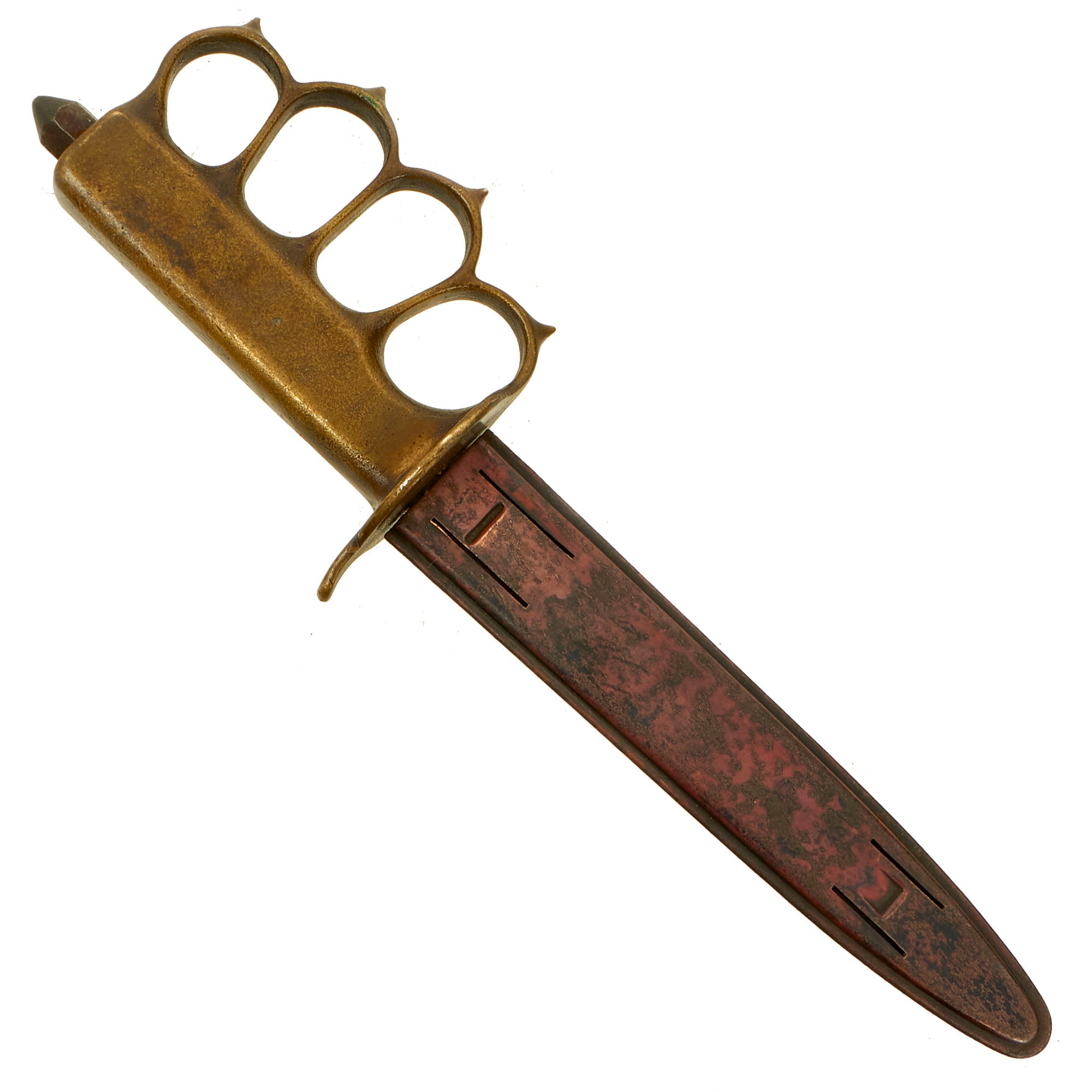 Original U.S. WWI Model 1918 Mark I Trench Knife by L. F. & C. with 19 – International Military ...