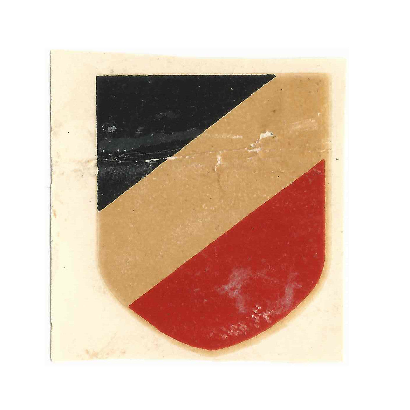 Original German WWII Heer Army Unissued Helmet Decal Set - Silver Wehr ...