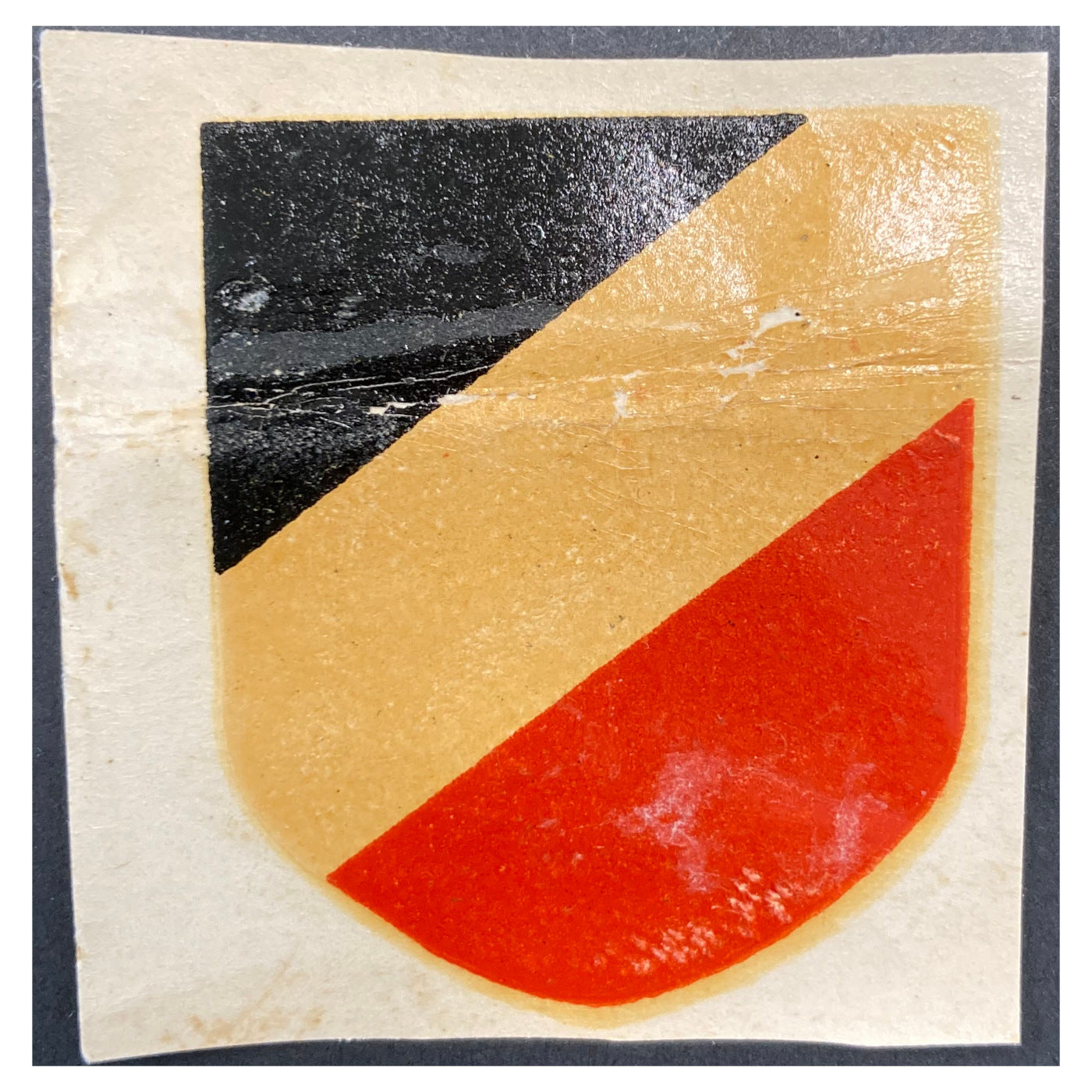 Original German WWII Heer Army Unissued Helmet Decal Set - Silver Wehr ...