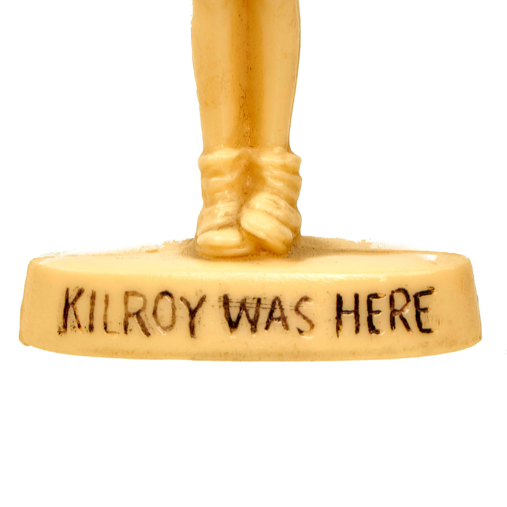 Original U.S. WWII Era “KilRoy Was Here” Small Pregnant Figurine by Ha ...