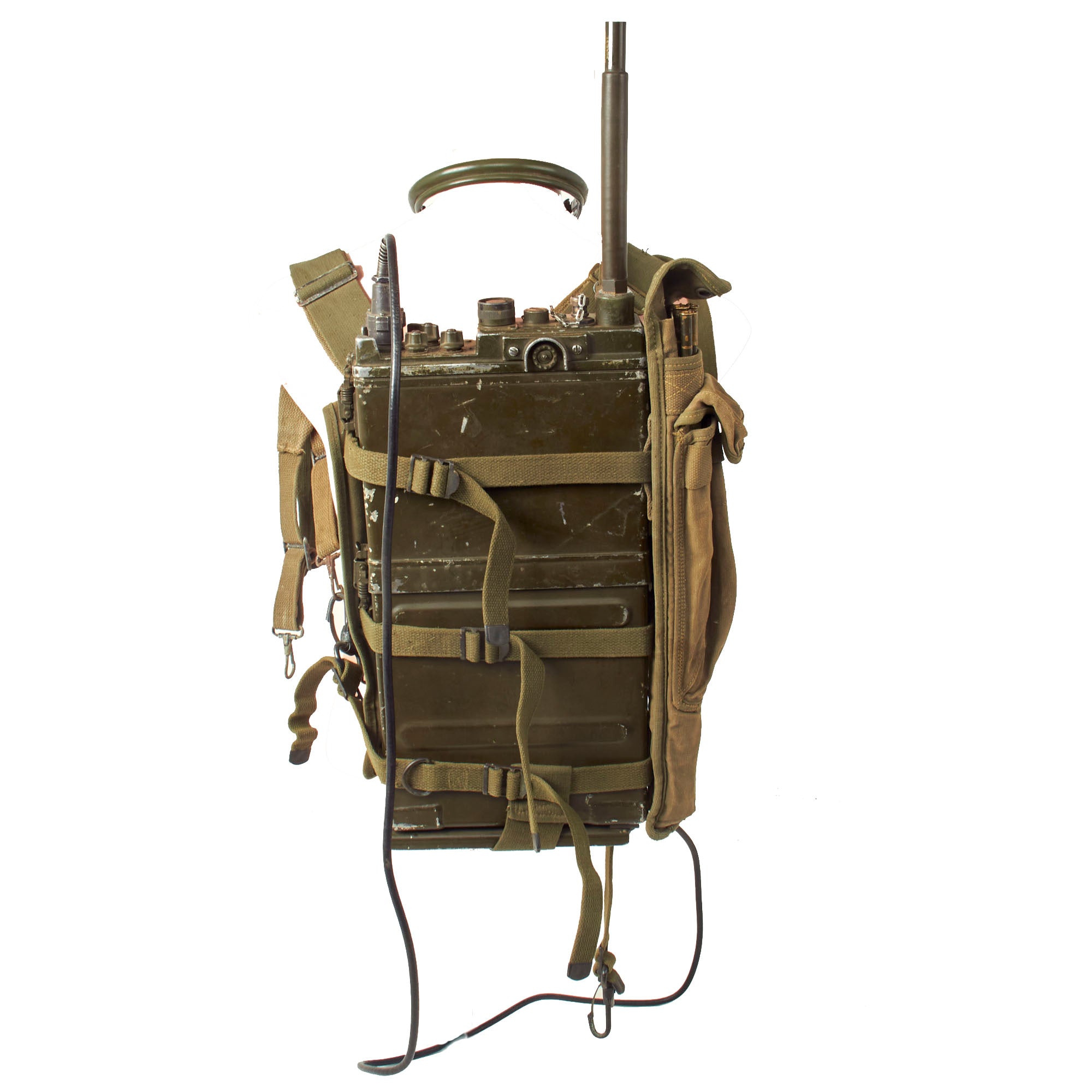 Original U.S. Korean & Vietnam War RT-176 AN/PRC-10 Backpack Radio Rig ...