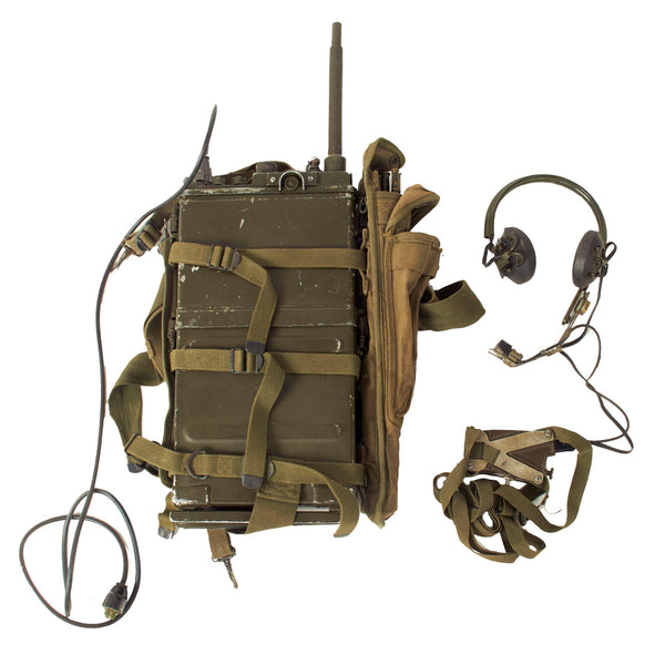 Original U.S. Korean & Vietnam War RT-176 AN/PRC-10 Backpack Radio Rig ...