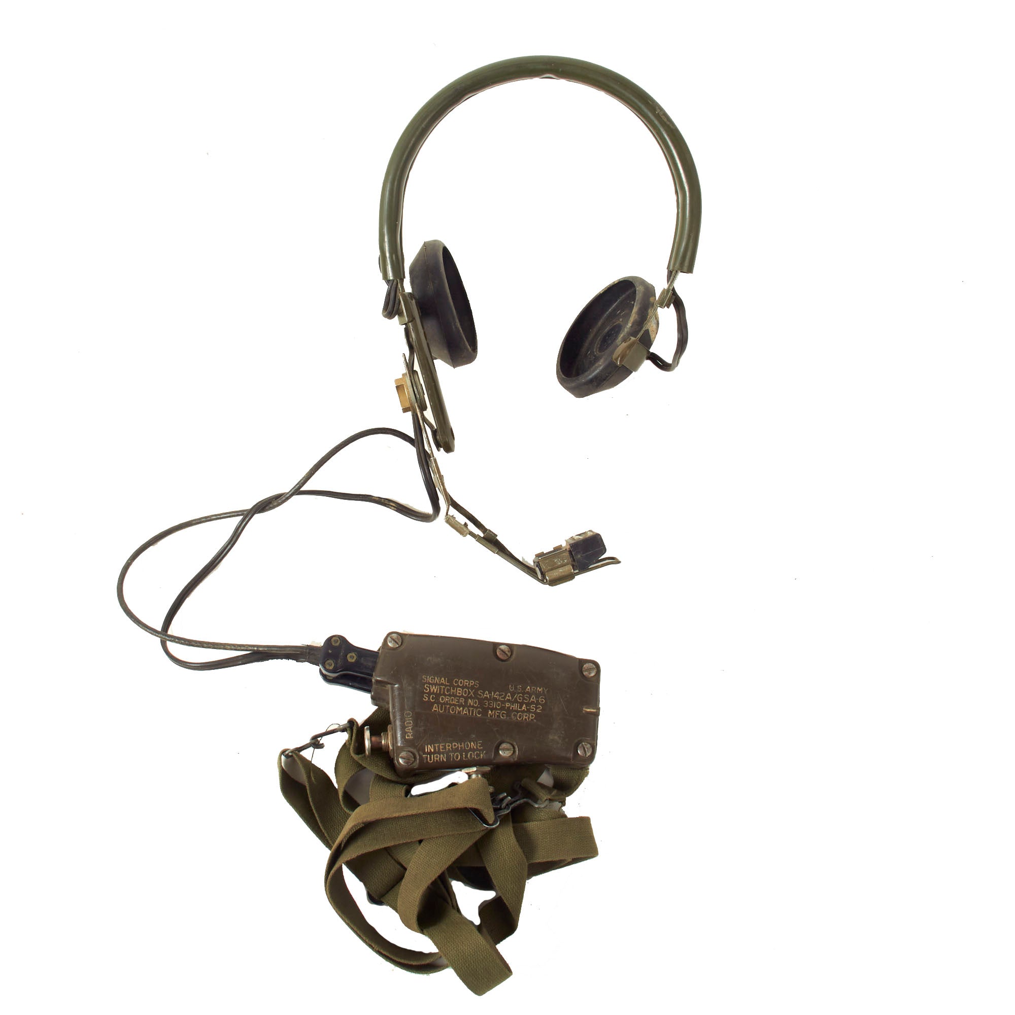 Original U.S. Korean & Vietnam War RT-176 AN/PRC-10 Backpack Radio Rig ...