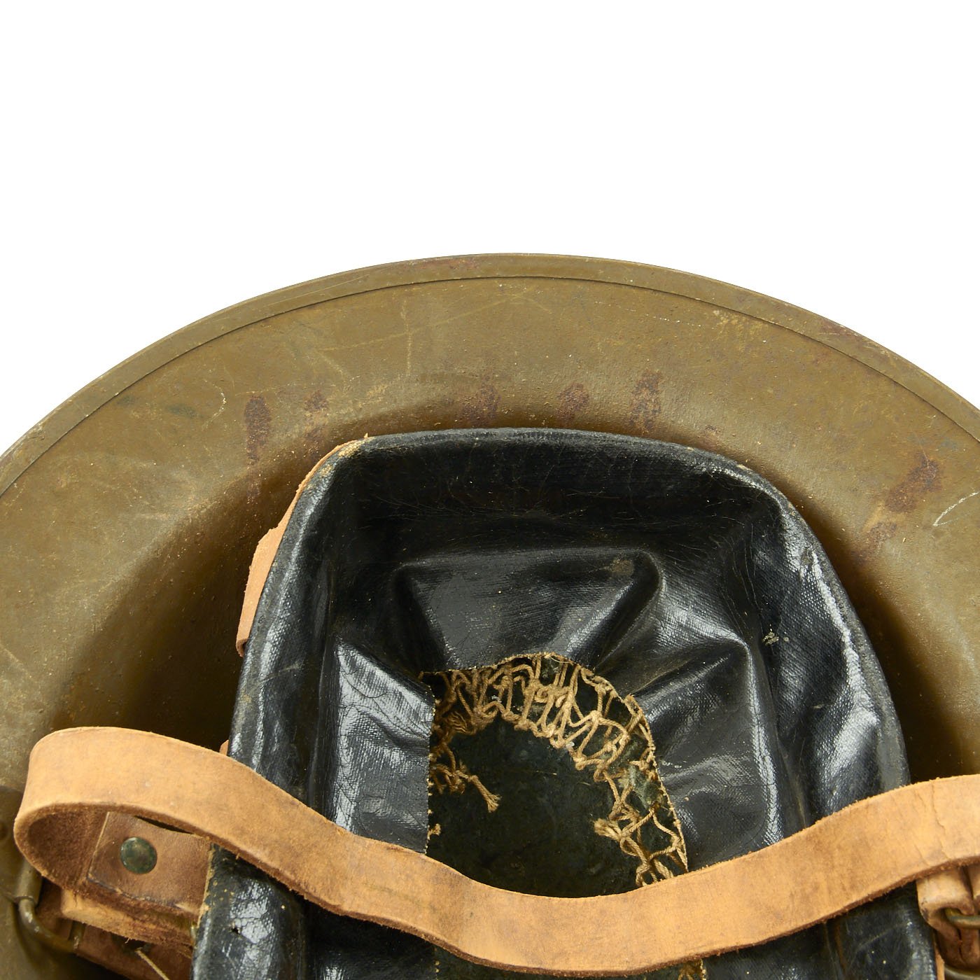 Original U.S. WWI M1917 Helmet of the 3rd Infantry Division with ...