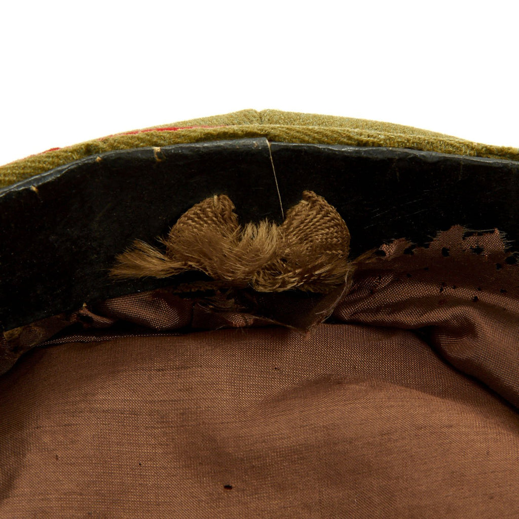 Original Japanese WWII Type 45 Imperial Guard Army Officers Visor Cap ...