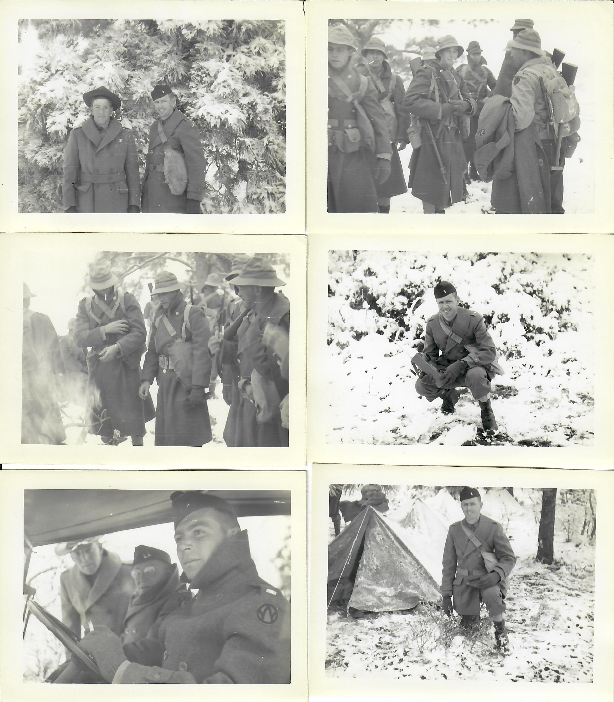 Original U.S. WWII 163rd Infantry Regiment Uniform and Personal Effect ...