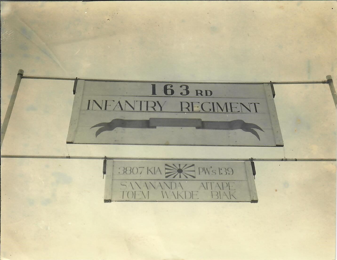 Original U.S. WWII 163rd Infantry Regiment Uniform and Personal Effect ...