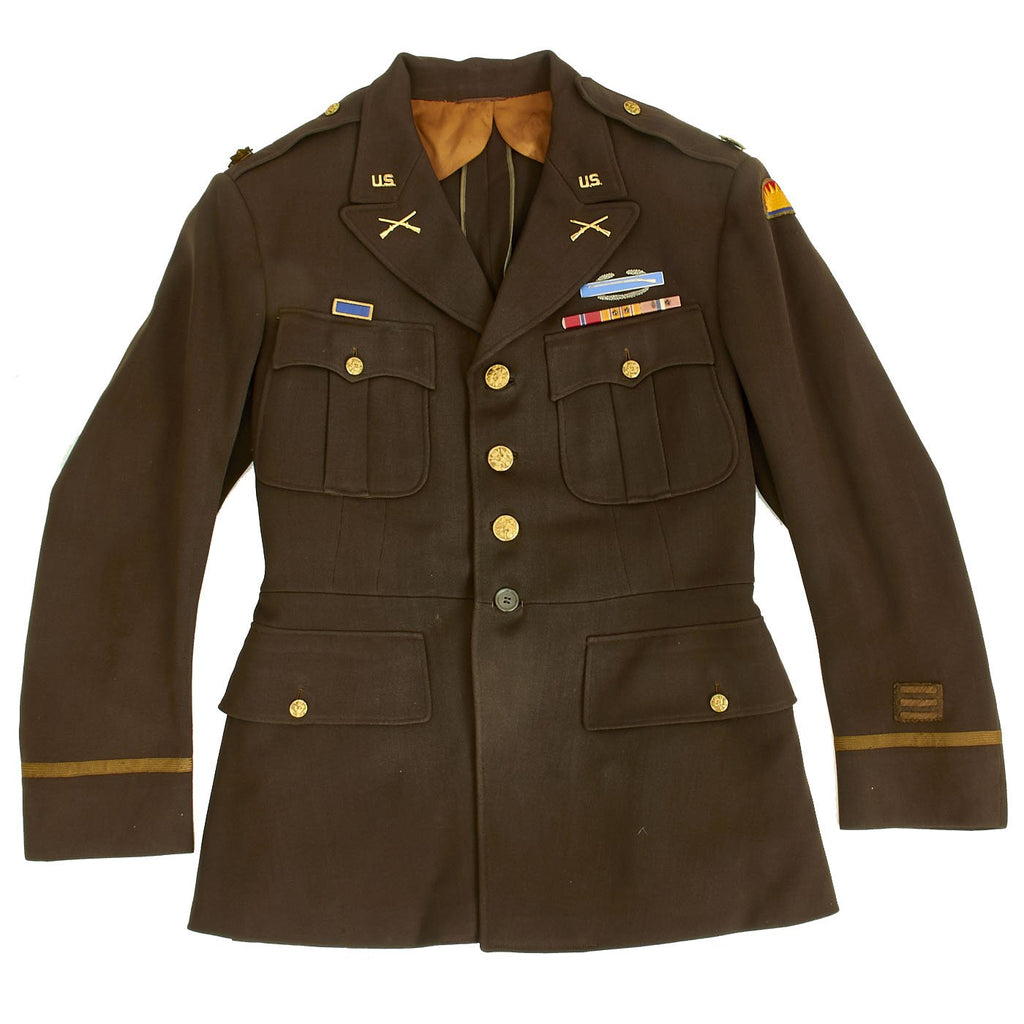 Original U.S. WWII 163rd Infantry Regiment Uniform and Personal Effect ...
