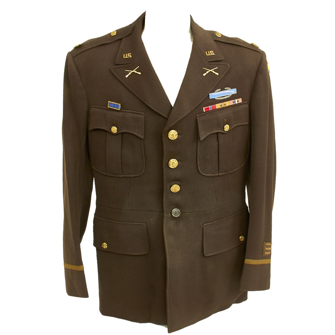 Original U.S. WWII 163rd Infantry Regiment Uniform and Personal Effect ...