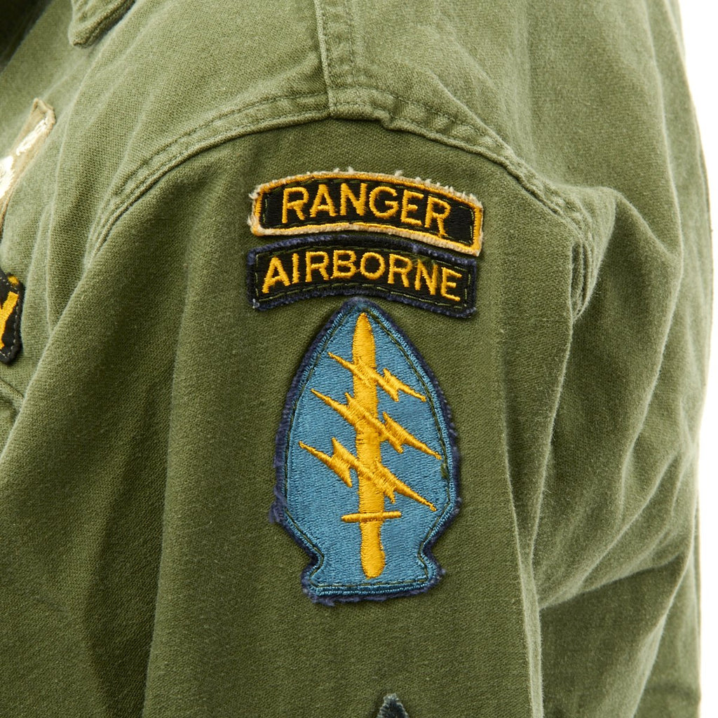 Original U.S. Vietnam War Named Green Beret Special Forces Airborne ...