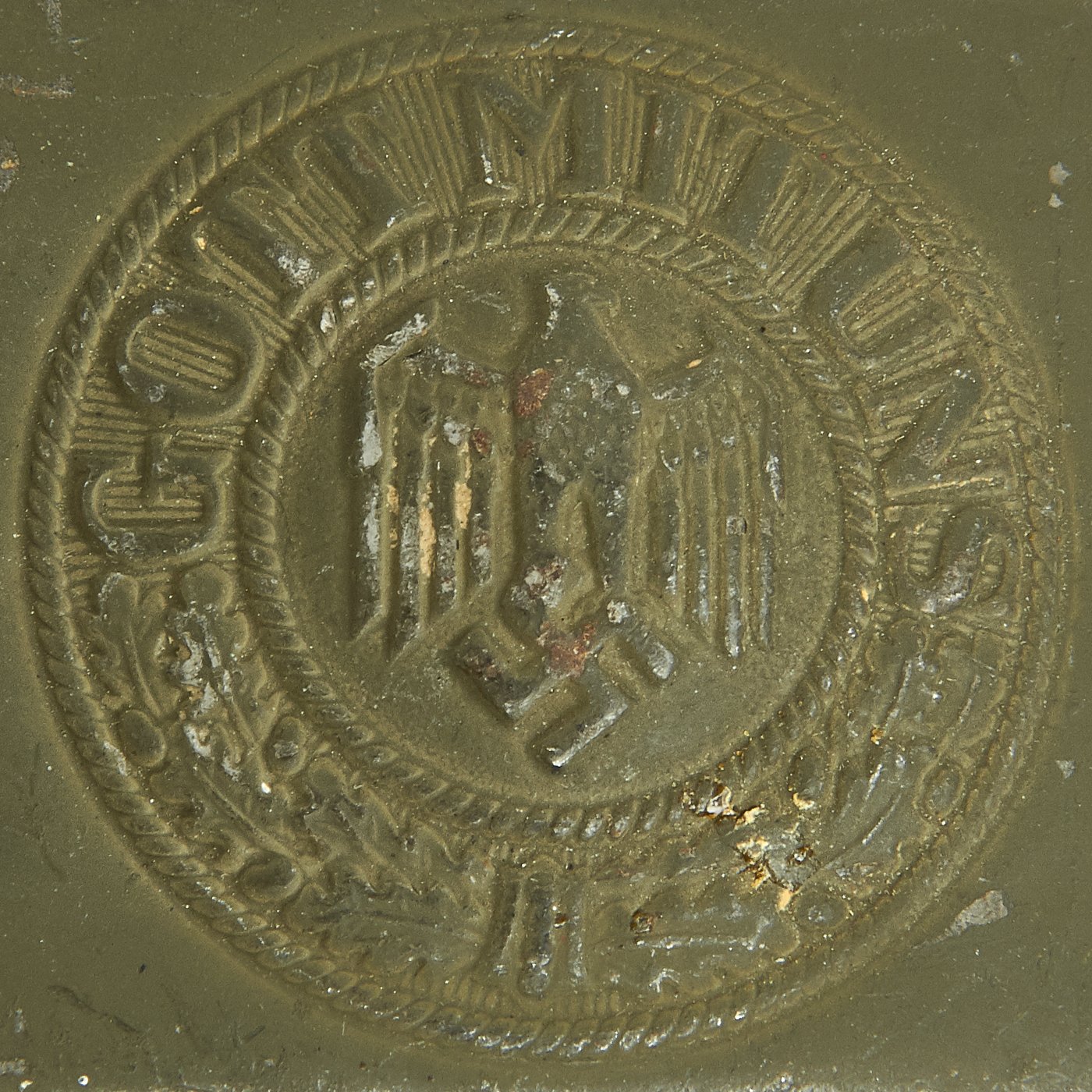 Original German WWII Army Heer Steel Belt Buckle by Hermann Koller - d ...