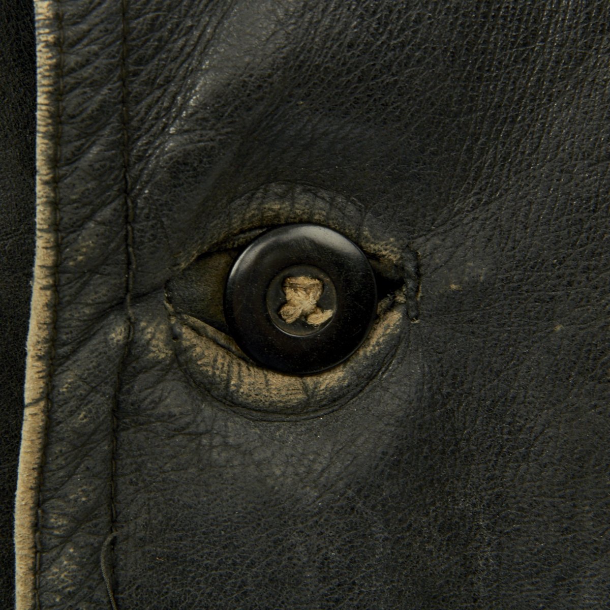 Original German WWII Panzer Officer Black Leather Jacket ...