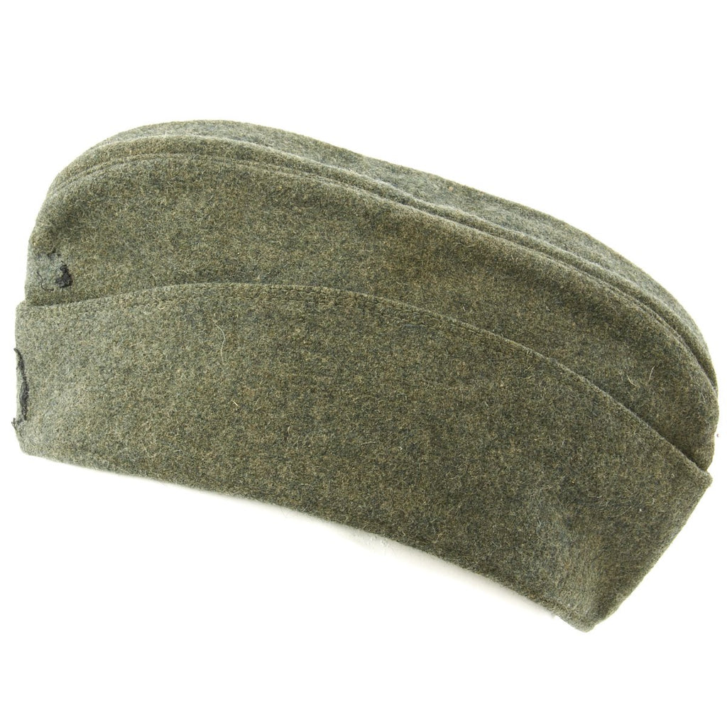 Original German WWII SS Overseas Side Cap with Insignia Removed ...