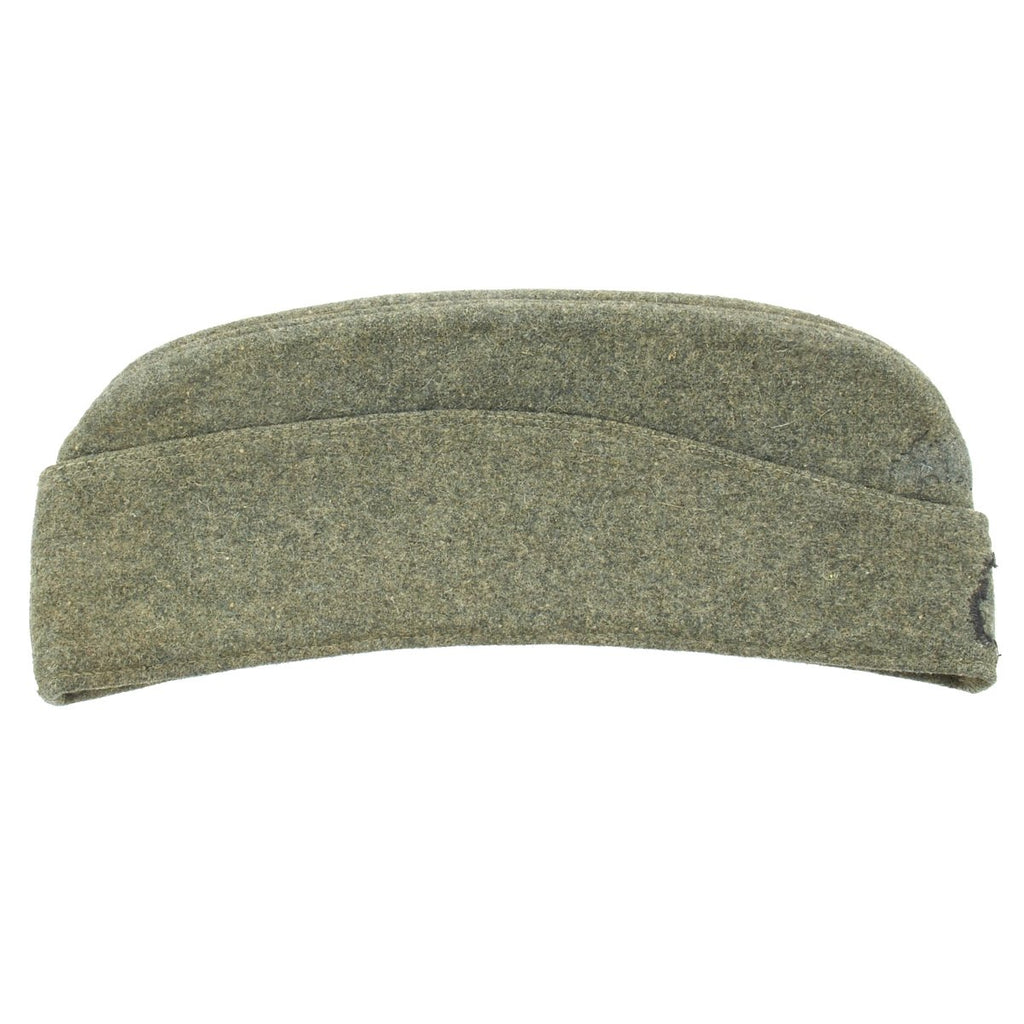 Original German WWII SS Overseas Side Cap with Insignia Removed ...