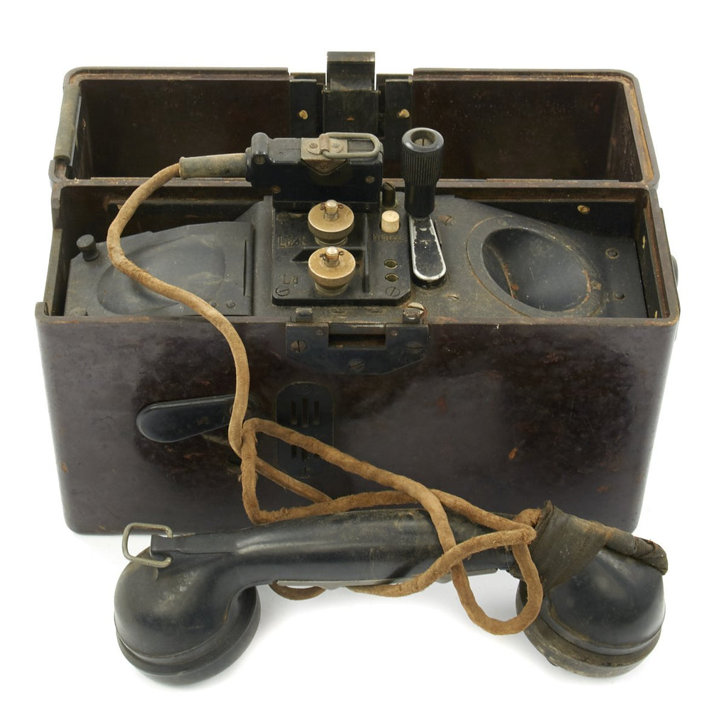 Original German WWII Set of Two Model FF33 Field Telephones with USGI ...