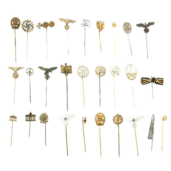 Original German WWII Stick Pin Collection - Lot of 28 – International ...