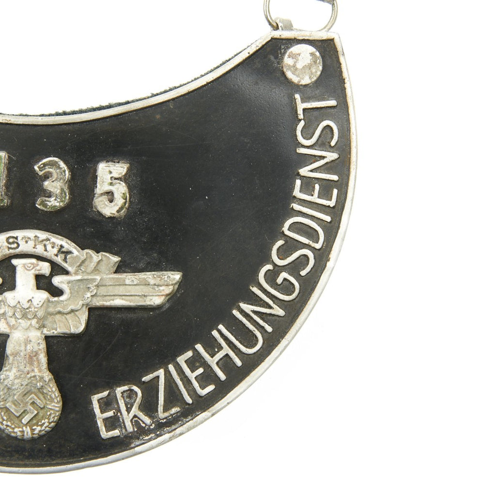 Original German WWII Feldgendarmerie Gorget with Phosphorescent Paint ...