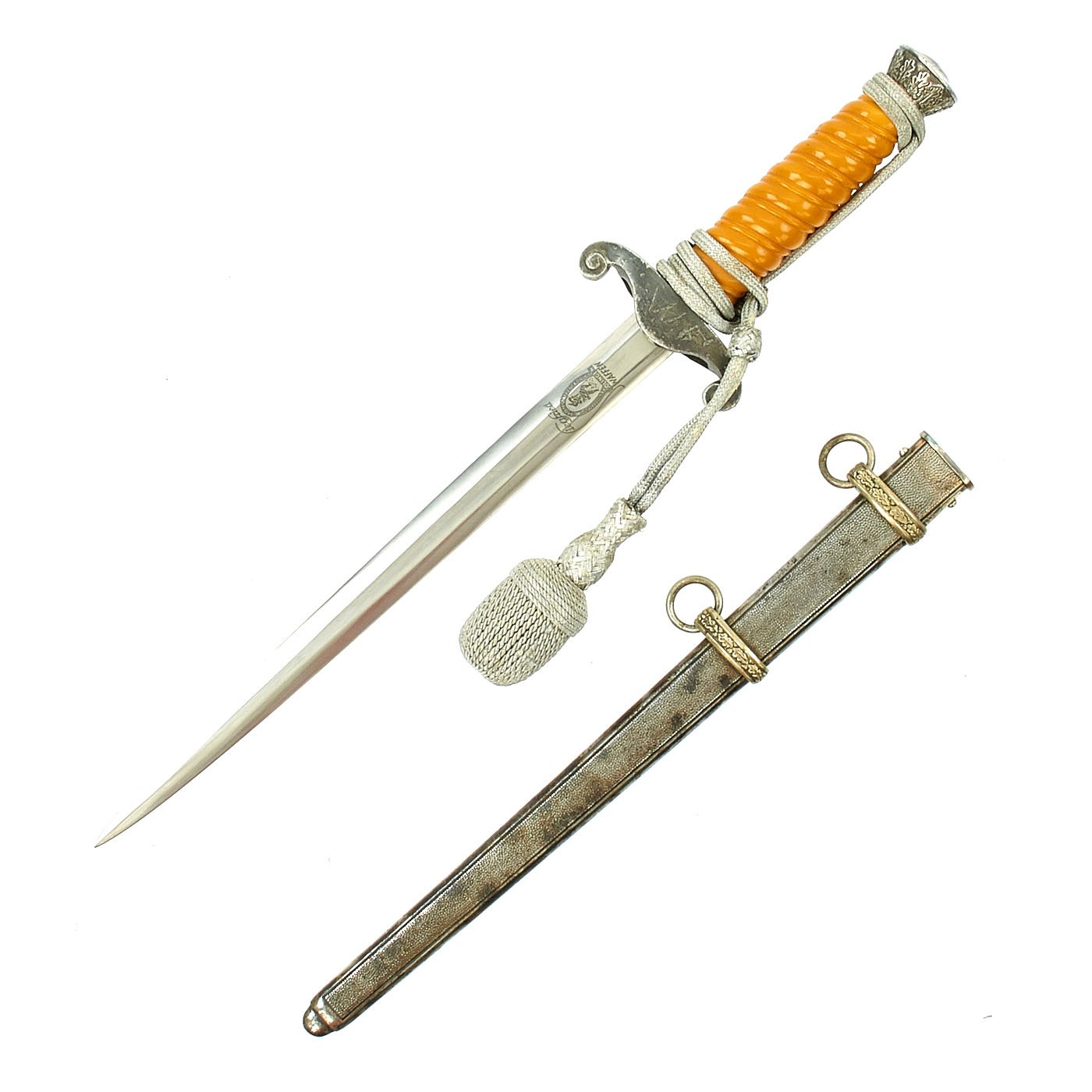 Original WWII German Army Heer Officer Dagger by Ernst Pack & Söhne of ...