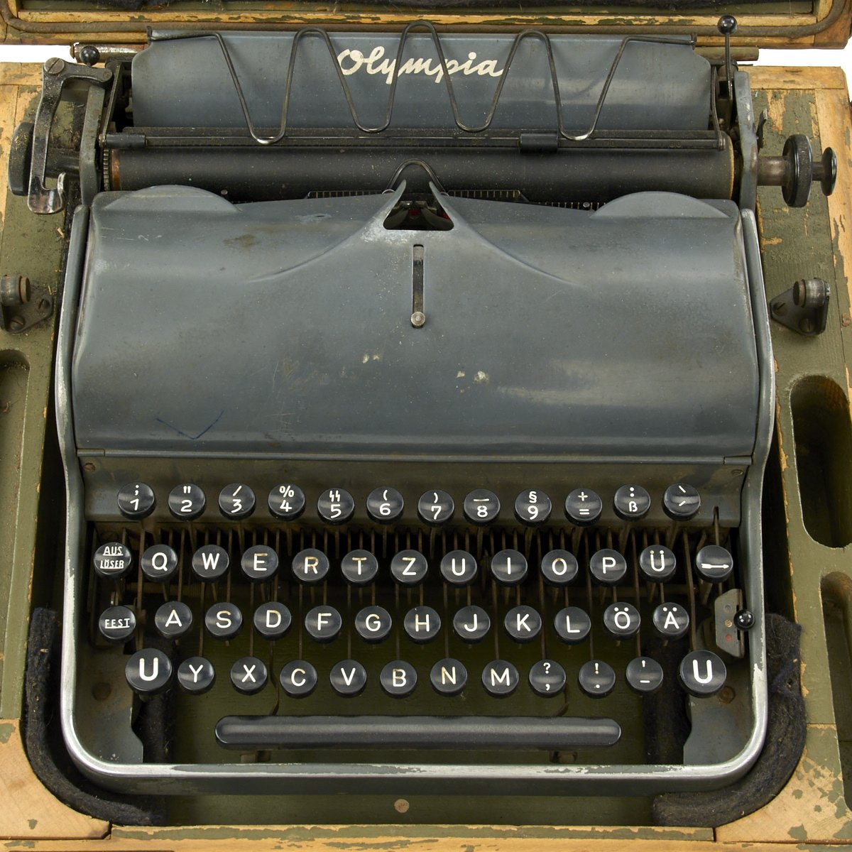 Original German WWII Rare SS "ROBUST" Model Typewriter by Olympia - US ...