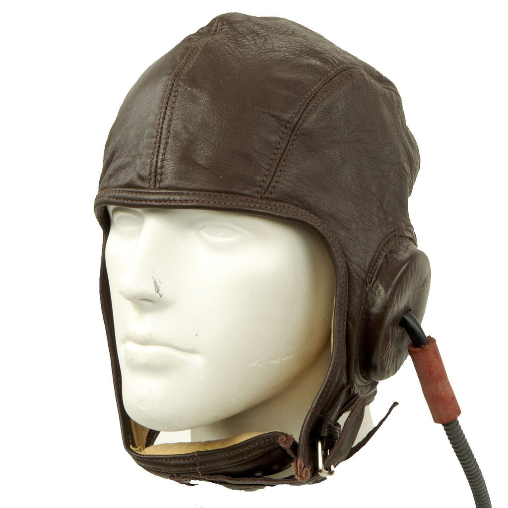 Original U.S. Pre-WWII Navy Aviator Training Helmet with Gosport Speak ...