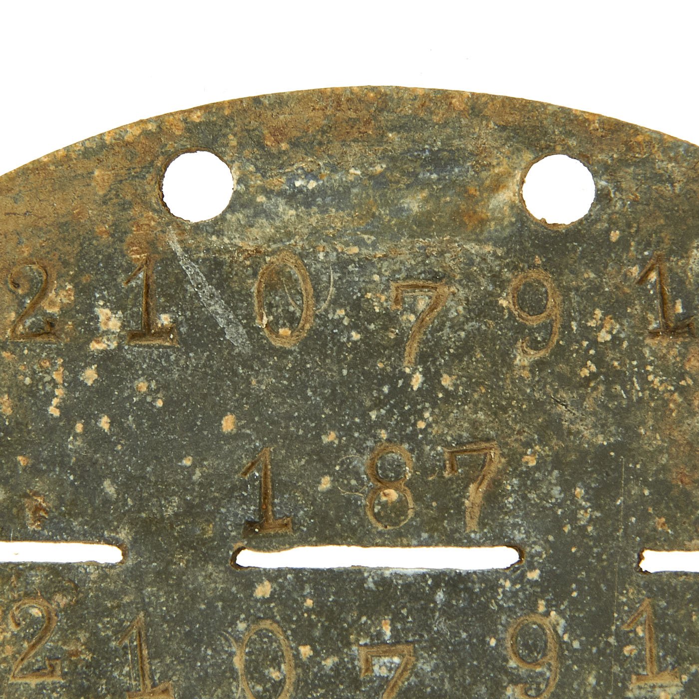 Original German WWII Identity Disc Dog Tag - Fallschirm Panzergrenadie ...