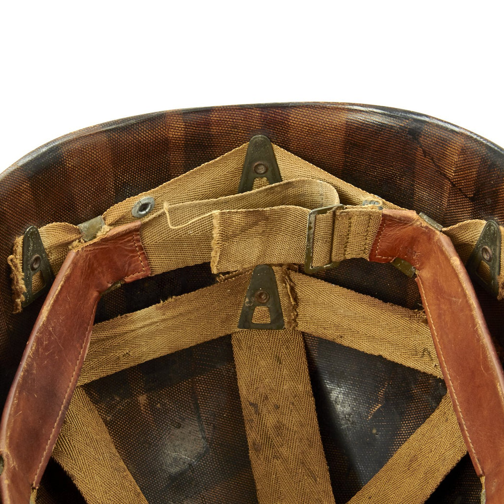 Original U.S. WWII 1943 M1 McCord Fixed Bale Helmet with III Army Corp ...