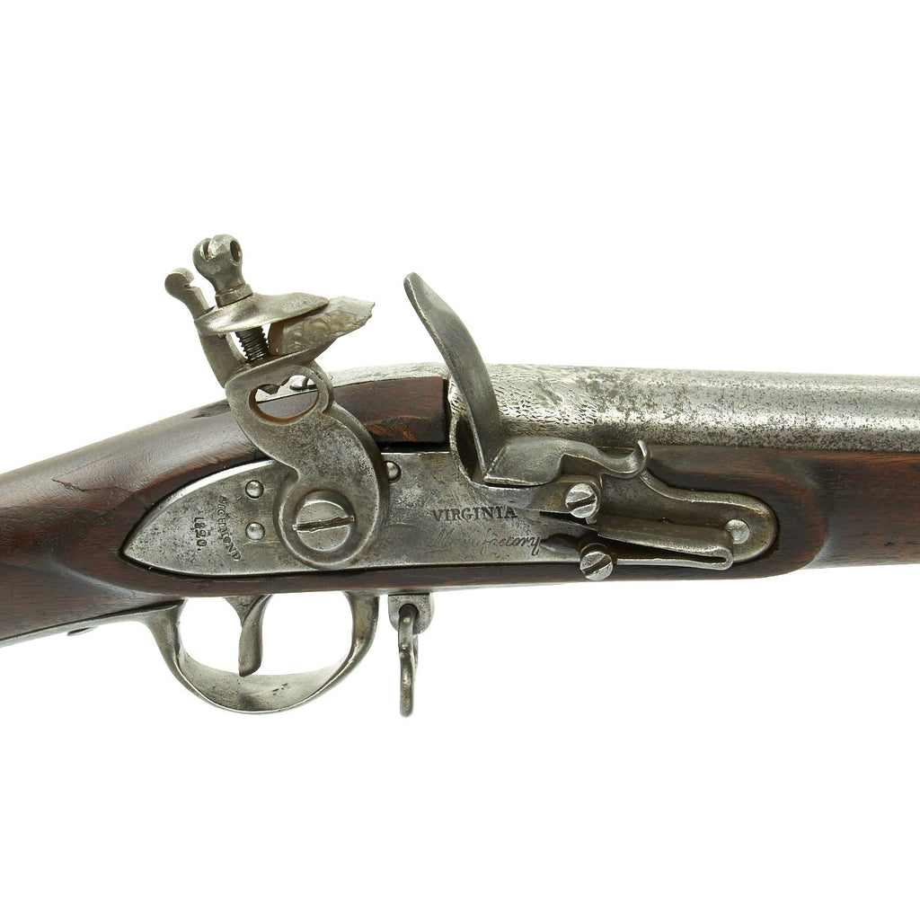 Original U.S. M1812 Style Virginia Manufactory 2nd Model .75" Flintloc ...