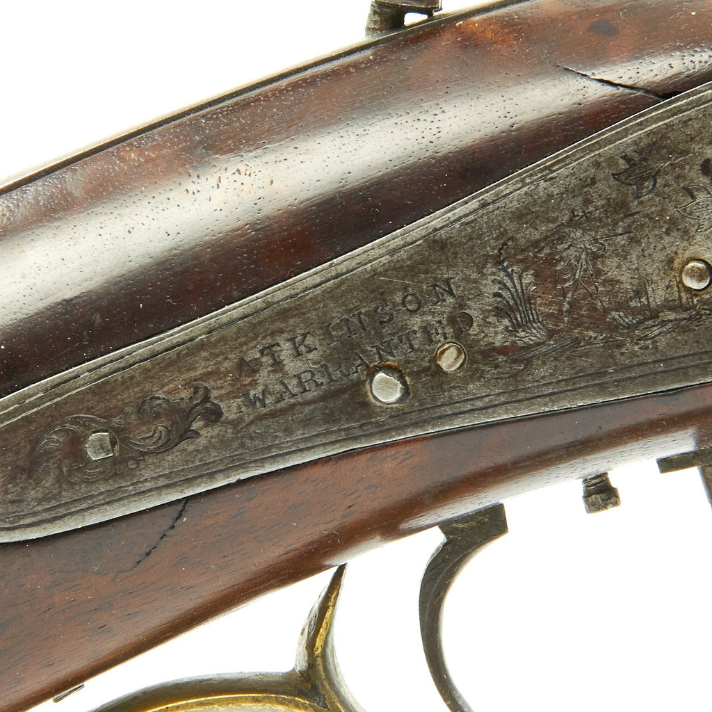 Original U.S. Pennsylvania Percussion Rifle with Set Trigger and Trade ...