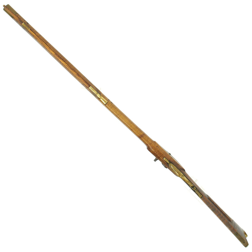 Original U.S. Kentucky Percussion Rifle with Set Trigger and Full Leng ...