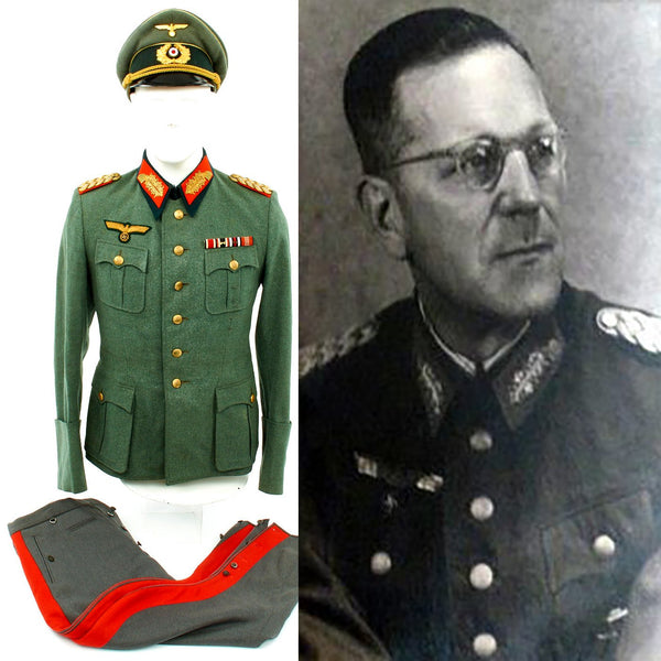 Original German WWII Named Identified Major General Uniform Set - Gene ...