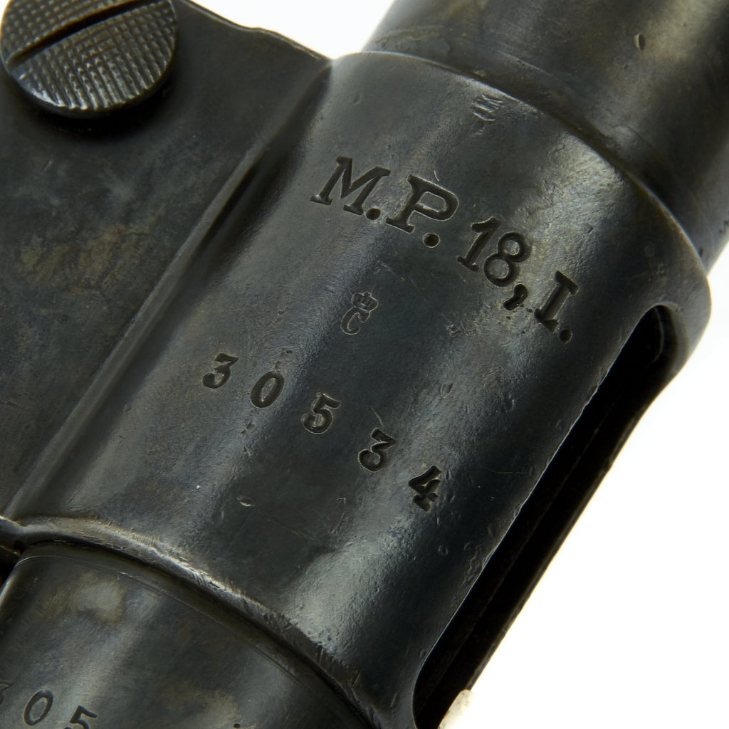 Original German WWII MP 18 Display Submachine Gun by Theodor Bergmann ...