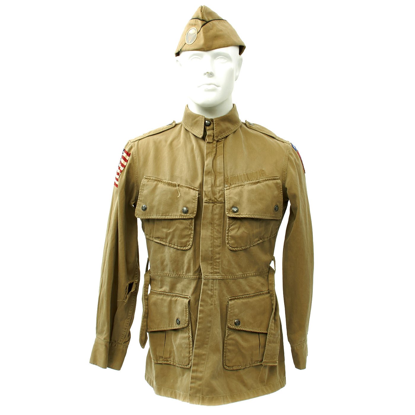 Original U.S. WWII 82nd Airborne M1942 Named Paratrooper Jacket - Mint ...