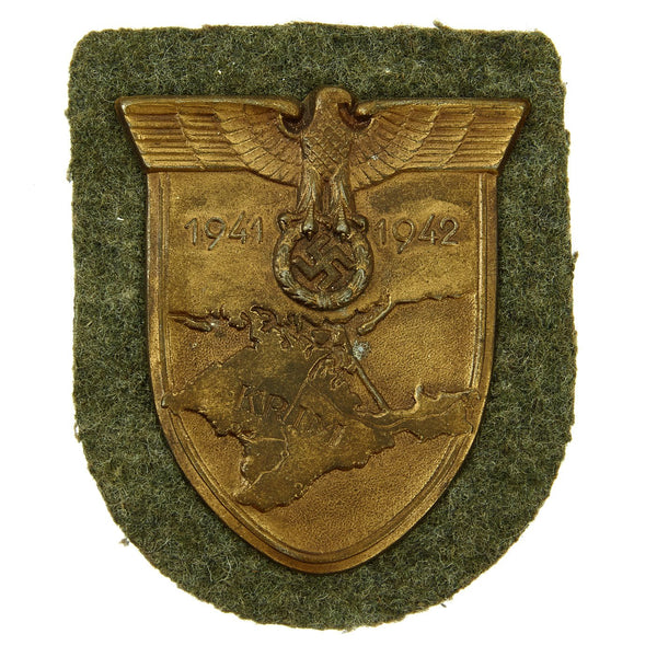 Original German WWII Crimea Krim Shield Decoration - Krimschild ...