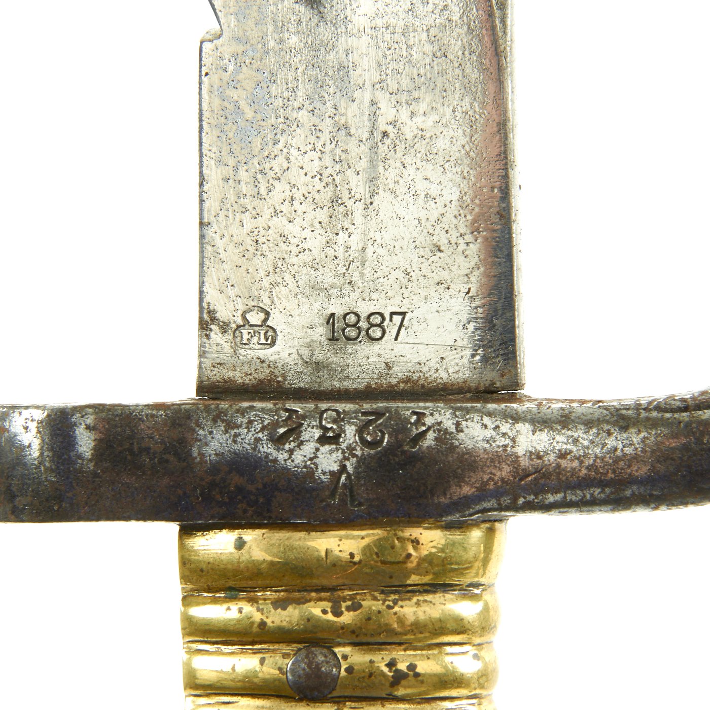 Original Belgian Comblain Model 1867 Sawback Bayonet with Scabbard for ...