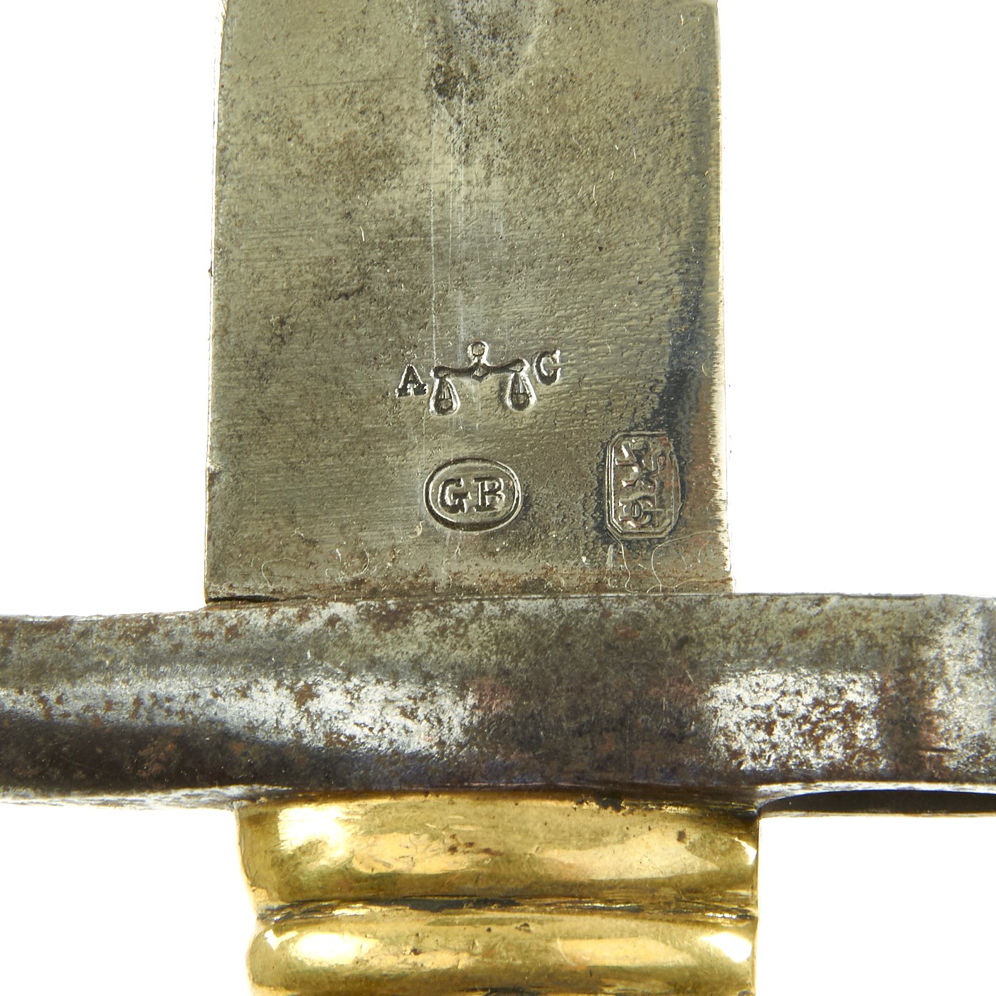 Original Belgian Comblain Model 1867 Sawback Bayonet with Scabbard for ...