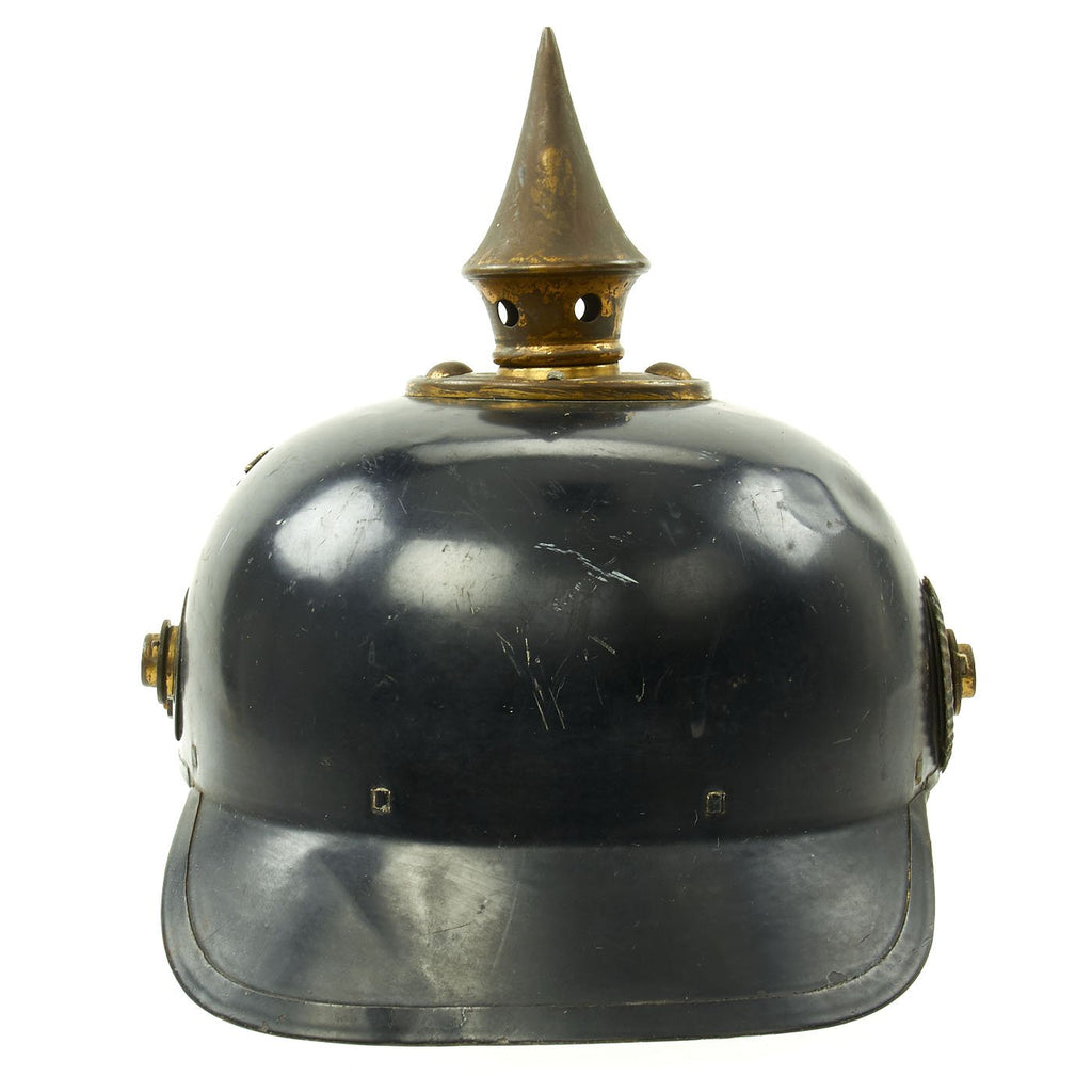 Original Imperial German WWI Prussian Garde Corps Steel Pickelhaube He ...