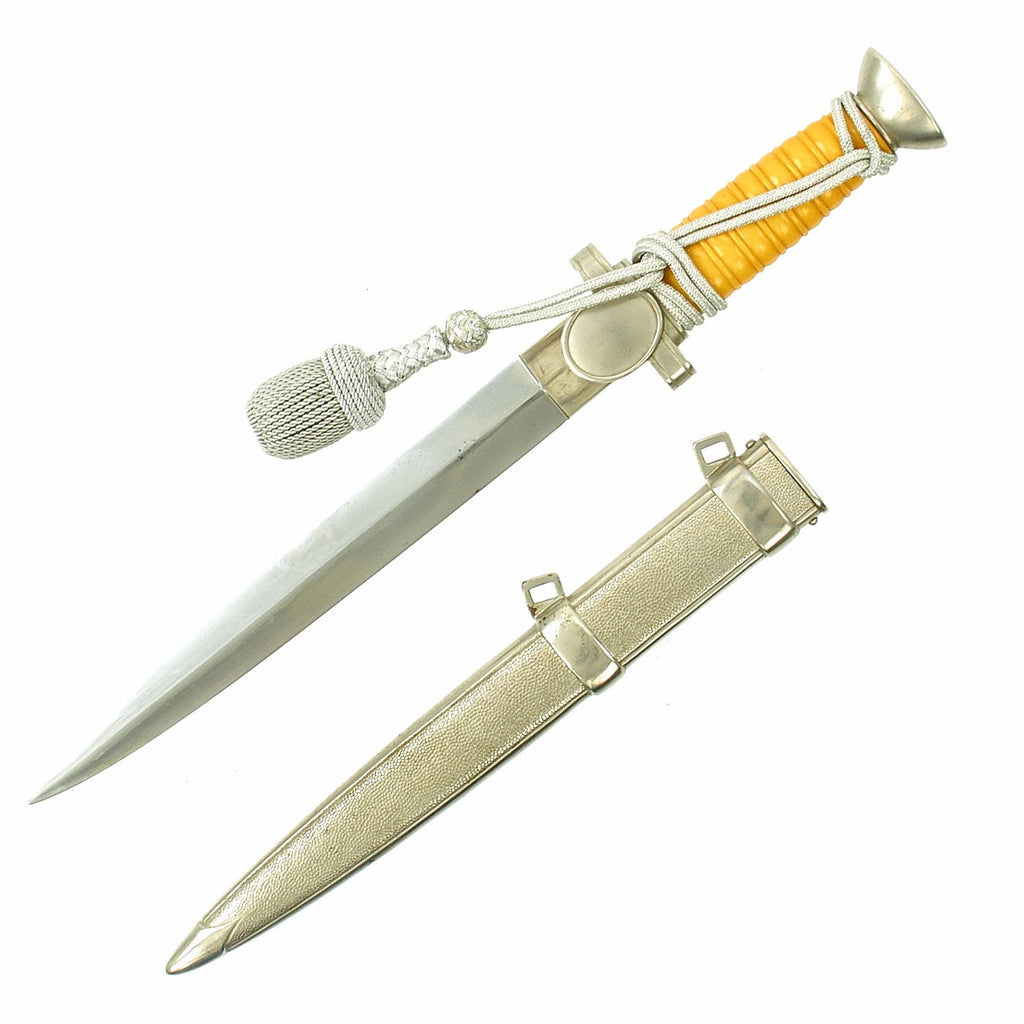 Original German WWII DRK Red Cross Officer's Dagger with Portepee - De ...