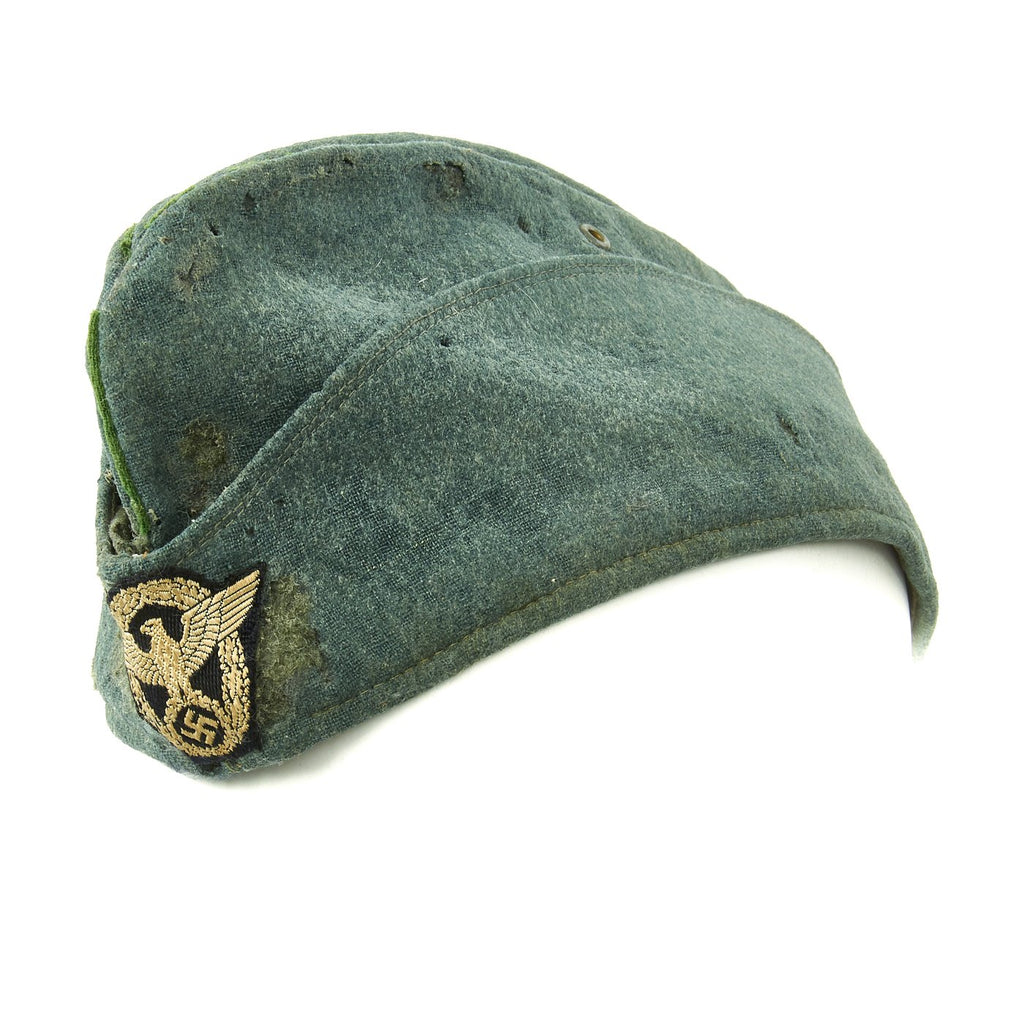 Original German WWII Police Overseas Side Cap - Dated 1938 ...