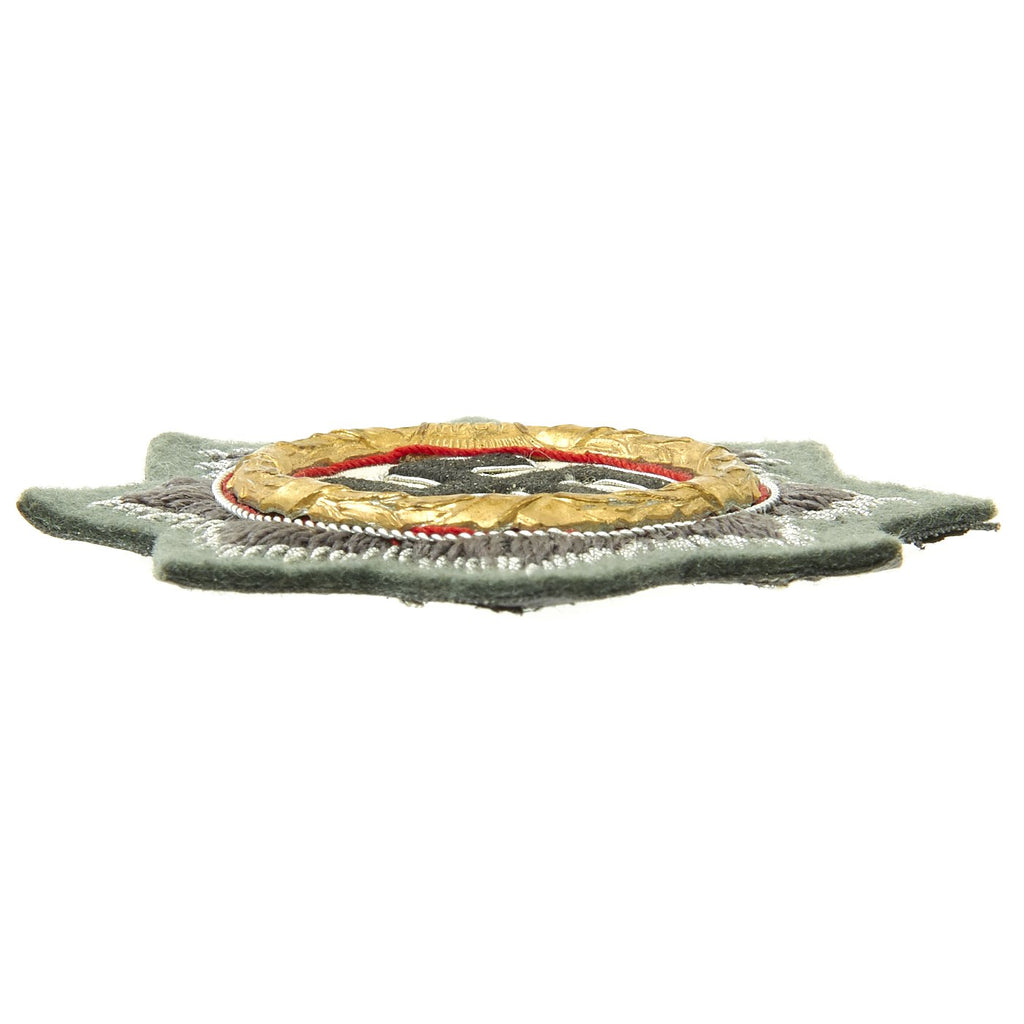 Original German WWII Heer Gold 1941 German Cross Award Embroidered Clo ...
