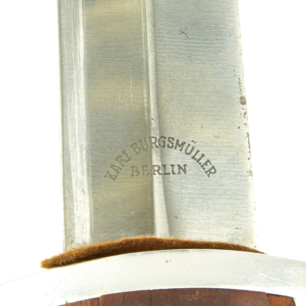 Original German WWII NPEA Student Dagger with Scabbard and Frog by Kar ...