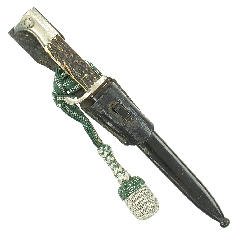 Original German WWII Etched Artillery Short Dress Bayonet by E. & F. H ...